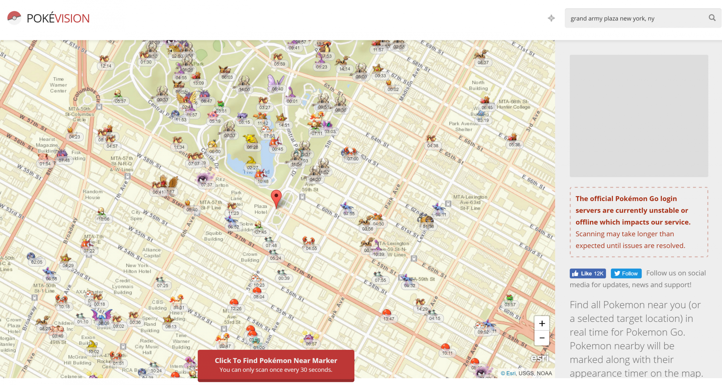 Tutti le app che mostrano i Pokèmon nei dintorni di GO sulla mappa in ...
